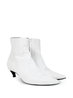 Balenciaga 40mm Slanted-heel Ankle Boots