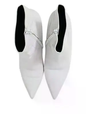 Balenciaga 40mm Slanted-heel Ankle Boots