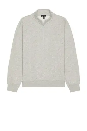 Beyond Yoga Luxefleece Half Zip Pullover In Grey