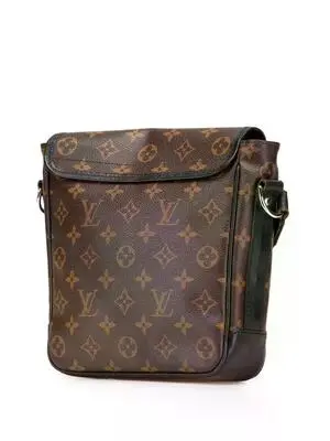LOUIS VUITTON Monogram Macassar Bass Pm Crossbody Bag - Black
