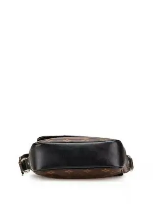 LOUIS VUITTON Monogram Macassar Bass Pm Crossbody Bag - Black