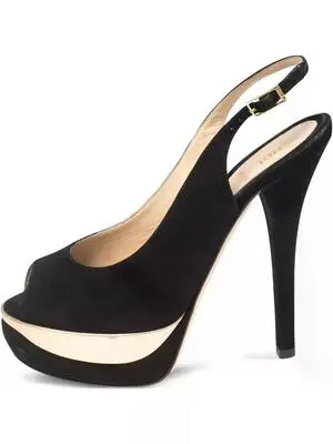 Fendi 140mm Suede Pumps