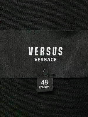 VERSUS Distressed Button-up Jacket