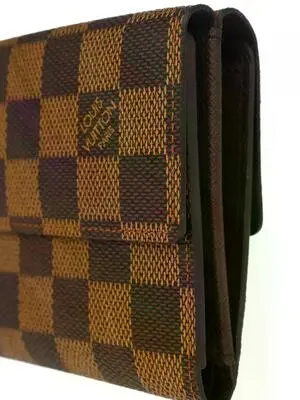 LOUIS VUITTON 2003 Damier Check Wallet