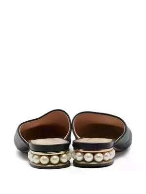 NICHOLAS KIRKWOOD Casati Pearl-embellished Slip-on Mules