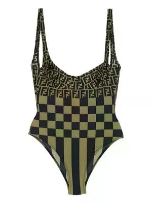 Fendi 1990-2000s Swimsuit - Green