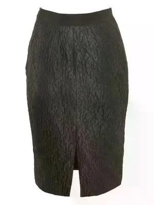 Carolina Herrera Textured Midi Skirt