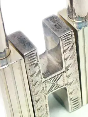 Hermès Pre-owned Touareg H Cadena Charm - Silver