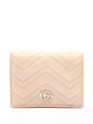 Gucci 2020s Gg Marmont Bi-fold Wallet - Neutrals