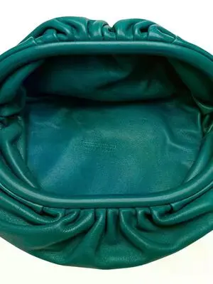 Bottega Veneta Lambskin Chain Pouch Belt Bag - Blue