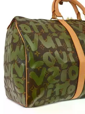 LOUIS VUITTON 2001 Graffiti Keepall 50 Duffle Bag