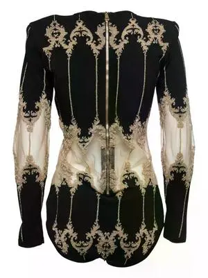 Balmain Embroidered Bodysuit