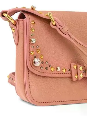 Miu Miu 2010s Studded Crossbody Bag - Pink