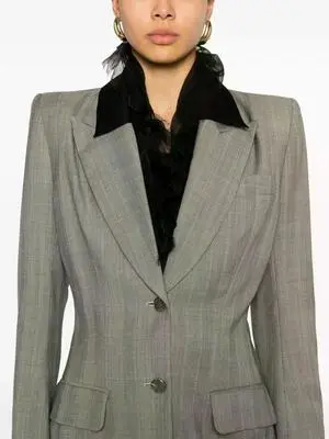 Givenchy 1990s Check-pattern Blazer