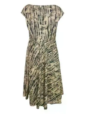 Max Mara Printed Cotton Midi Dress