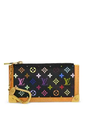 LOUIS VUITTON X Takashi Murakami 2004 Monogram Multicolour Wallet - Black
