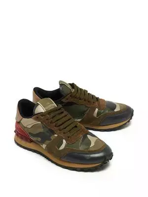 Valentino Garavani Rockrunner Sneakers - Brown