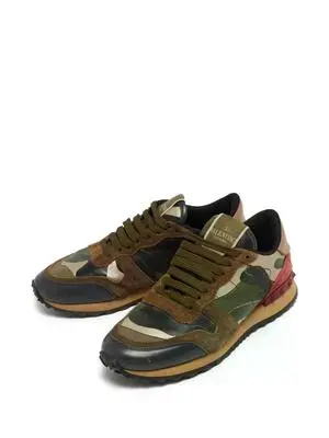 Valentino Garavani Rockrunner Sneakers - Brown