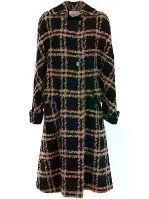 A.N.G.E.L.O. VINTAGE CULT 1980s Wool Checked Coat