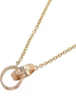 CARTIER Baby Love Double-circle Pendant Necklace - Gold