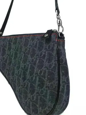 Dior Trotter Saddle Handbag - Blue