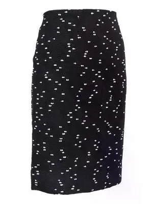 Oscar De La Renta Tweed Pencil Skirt