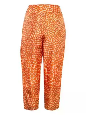 Stella McCartney Silk Floral-print Trousers