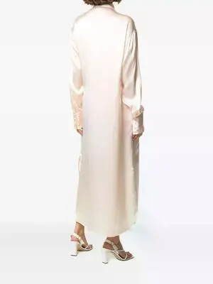 JIL SANDER Asymmetric Silk Shirt Dress