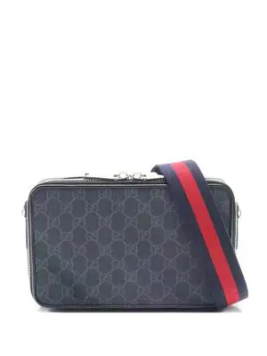 Gucci Gg Supreme Messenger Bag - Blue