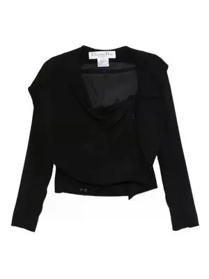 Dior 1990s Square-neck Jacket