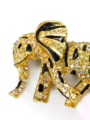 Vintage 1980s Elephant Brooch