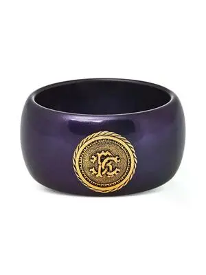 Roberto Cavalli Medallion Bracelet - Purple