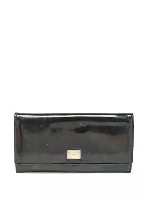 Dolce & Gabbana Patent-leather Wallet - Black