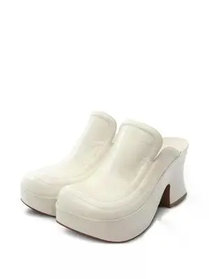Block Heel Mules Clogs For Women