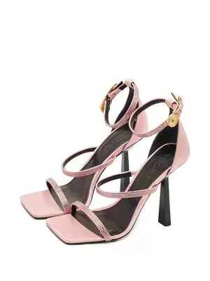 Versace Satin Heeled Sandals