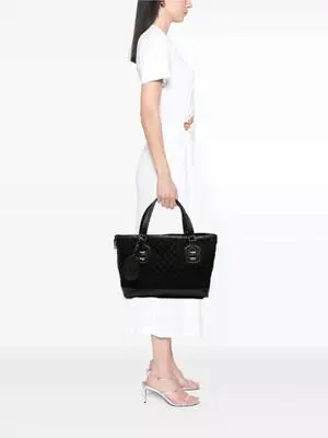 Gucci Gg Neoprene Techno Tag Tote Bag
