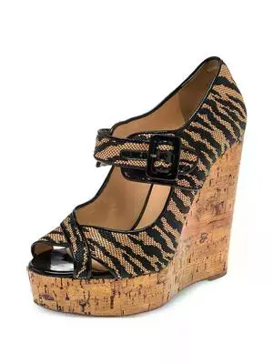 CHRISTIAN LOUBOUTIN 140mm Melides Wedged Sandals