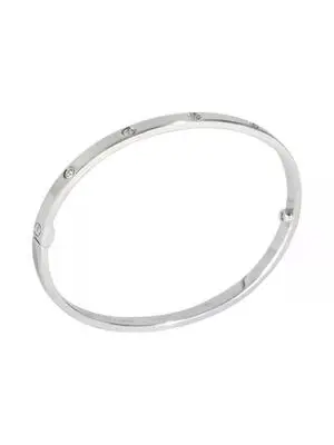 CARTIER 18k White Gold Love Diamond Bangle