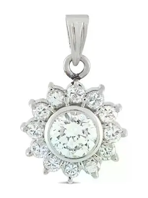 LB EXCLUSIVE Platinum Diamond Pendant - Silver