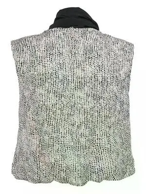 Elisabetta Franchi Silk Polka Dot Top