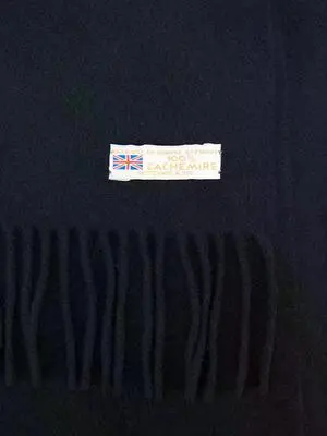 Saint Laurent Woven Fringed Scarf