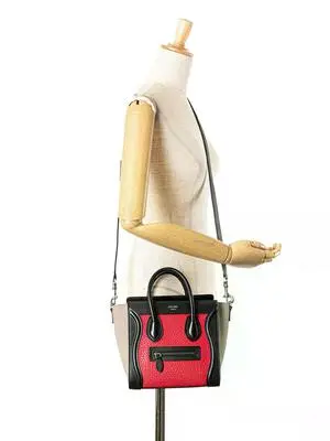 Celine Nano Tricolor Luggage Tote - Multicolour