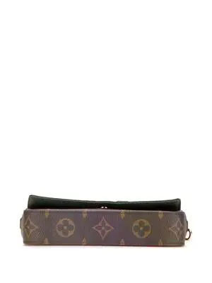 LOUIS VUITTON Monogram Felicie Strap And Go Crossbody Bag - Brown
