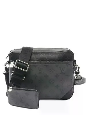 LOUIS VUITTON 2021 Monogram Eclipse Messenger Bag - Black