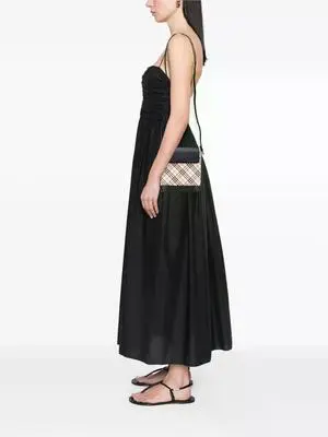 Burberry Nova Check Canvas Crossbody Bag