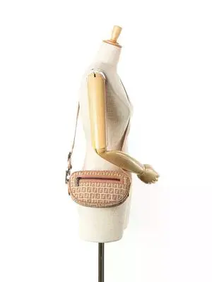 Fendi 2000-2010 Zucchino Canvas Crossbody Bag