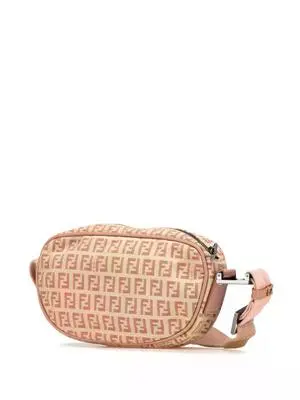 Fendi 2000-2010 Zucchino Canvas Crossbody Bag