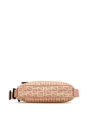 Fendi 2000-2010 Zucchino Canvas Crossbody Bag