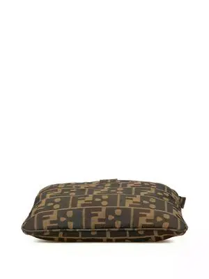 Fendi Zucca Canvas Skull Crossbody Bag