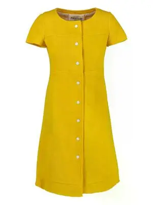 COURREGES 1960s Button-front Dress
